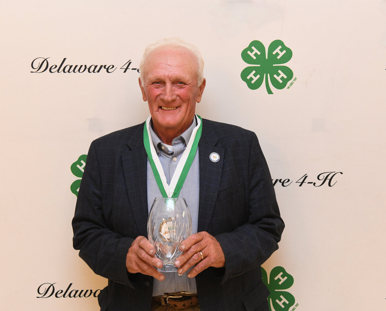 Sen. Dave Wilson receives special recognition at the Delaware 4-H Hall ...