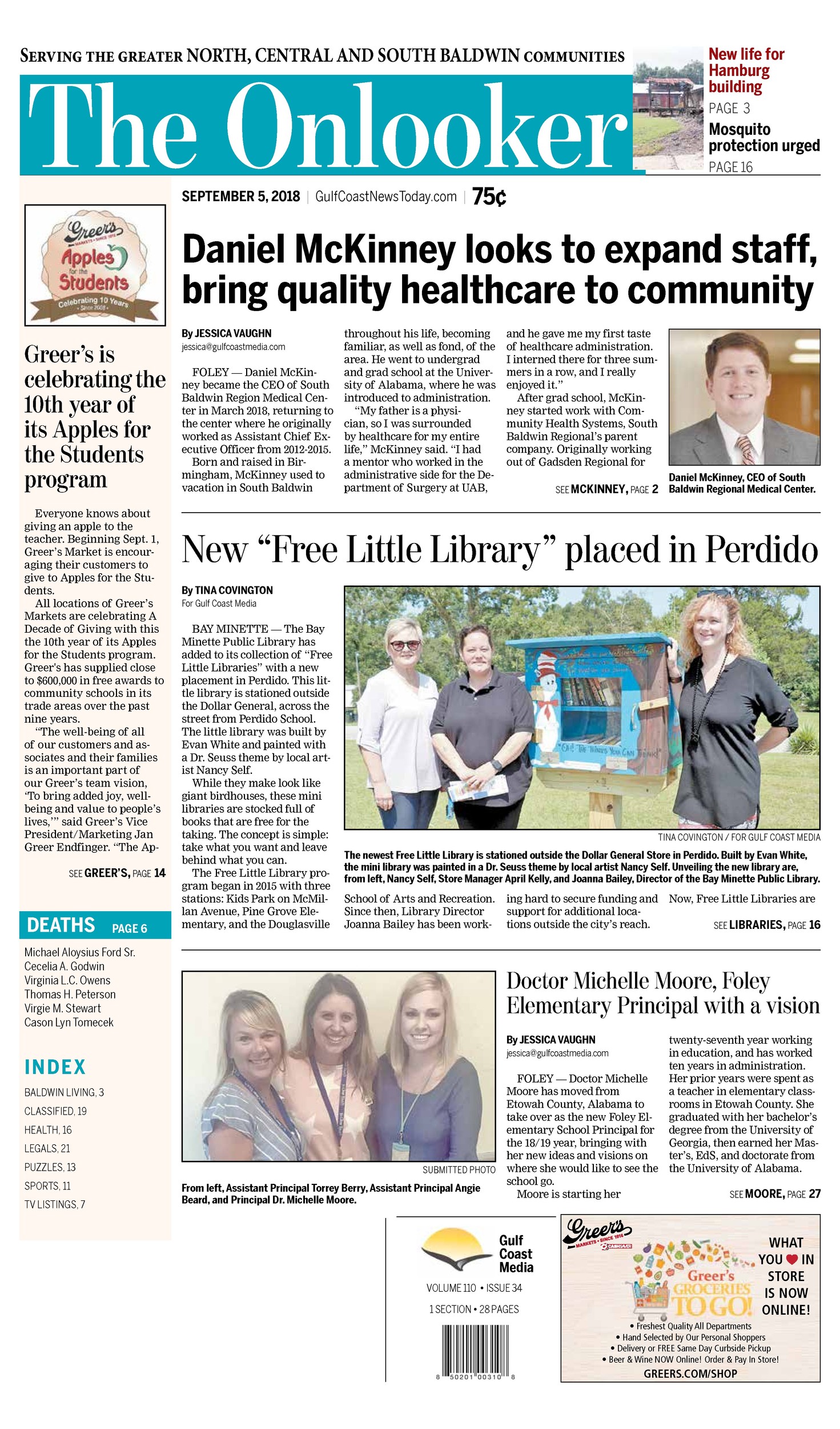 Gulf Coast Media | The Onlooker September 5, 2018