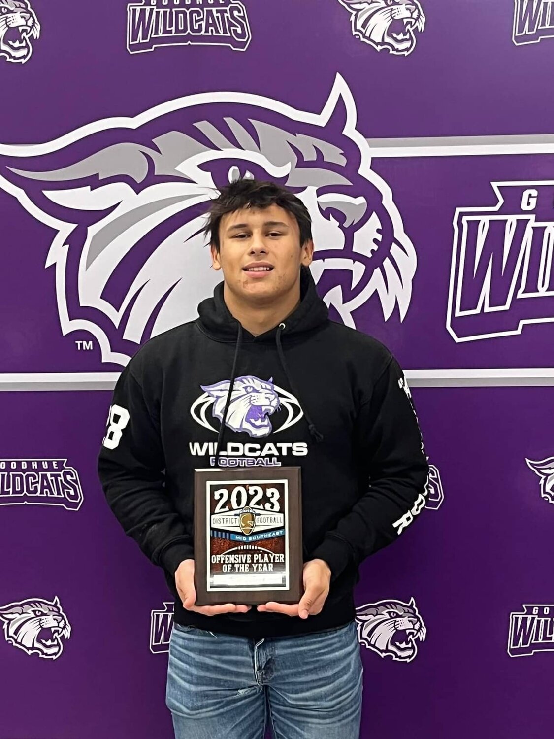 Grant Reed, Goodhue Football Offensive Player of the Year - Goodhue ...