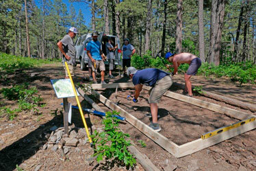 Upgrades at disc golf course include concrete tee boxes and signage ...