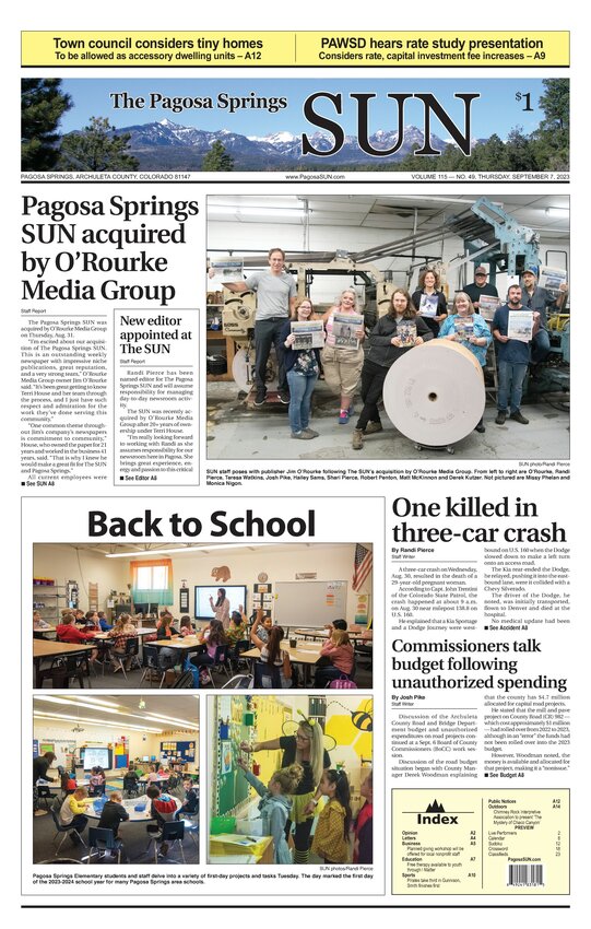 Sep 7, 2023 - The Pagosa Springs Sun