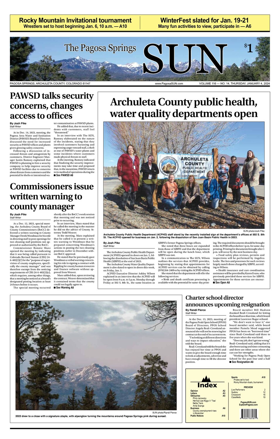 E-Editions - The Pagosa Springs Sun