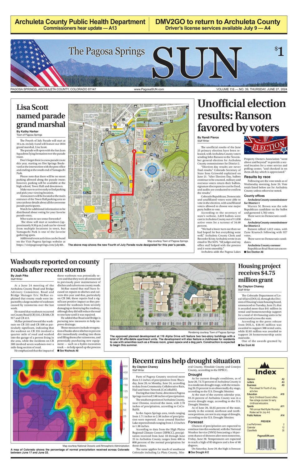 Jun 27, 2024 - The Pagosa Springs Sun
