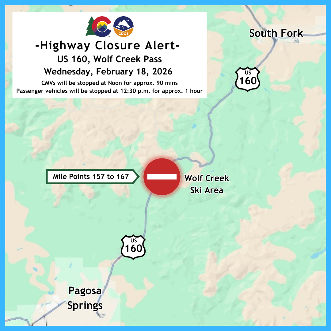Wolf Creek Pass to close Wednesday afternoon for winter operations ...