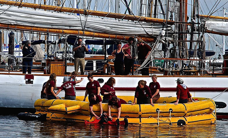Old life raft proves perfect for practice | Port Townsend Leader