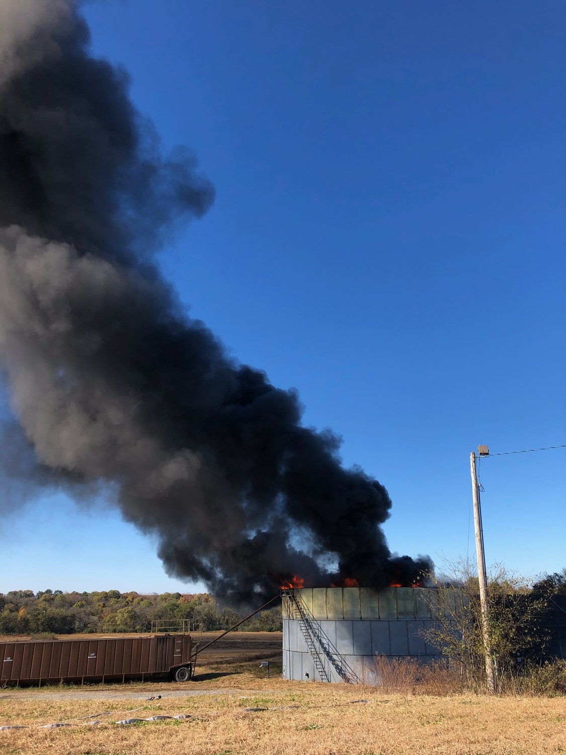 Oil fire on Sims Road - Shelbyville Times-Gazette