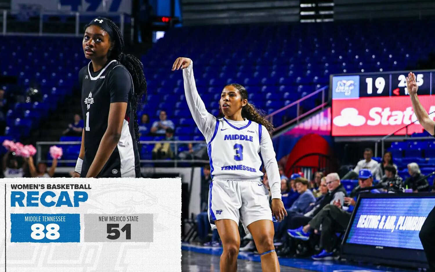 Blue Raider women cap off first CUSA homestand with 88-51 win over New ...
